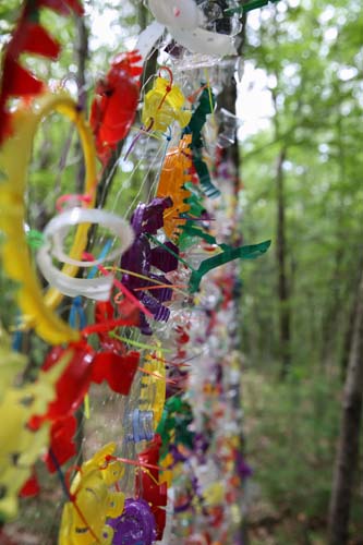 plastic landscape detail – Art on the Trails